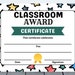 Classroom Award Certificate, Kids Award Certificate, Rainbow Stars ...