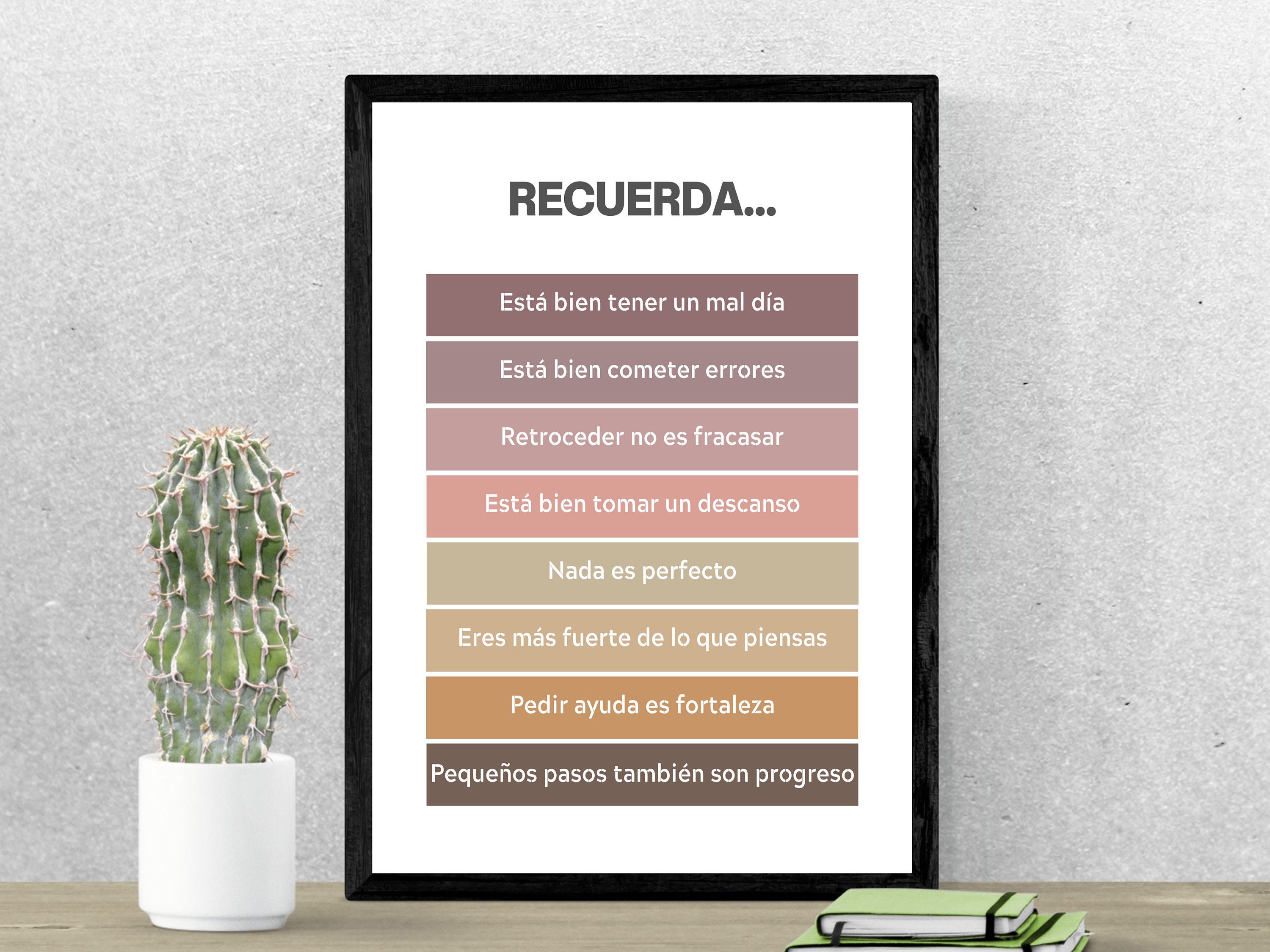Spanish Inspirational Phrases for Students, Spanish Classroom Wall ...