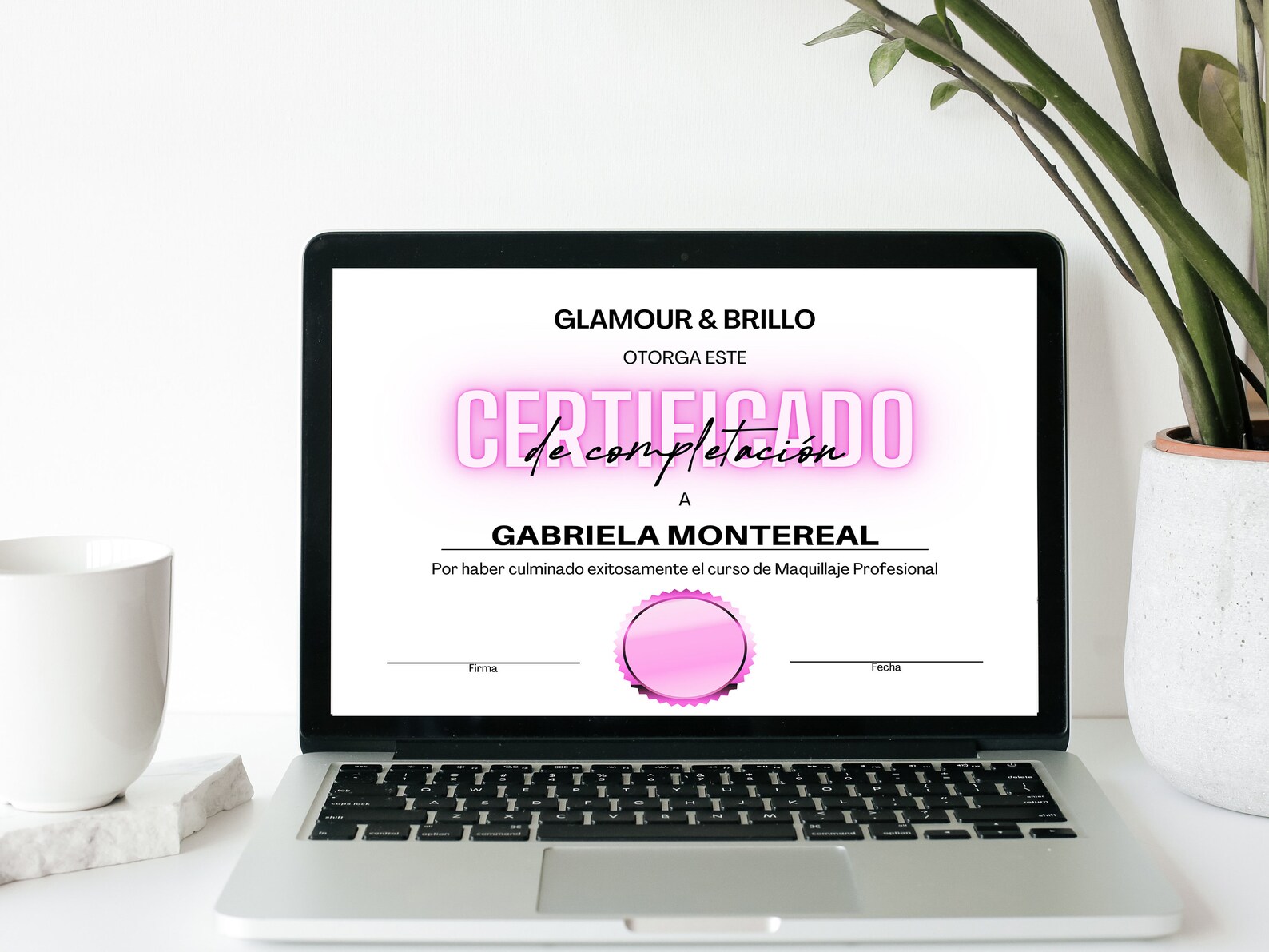 Certificado De Completación Plantilla Editable Canva, Spanish ...