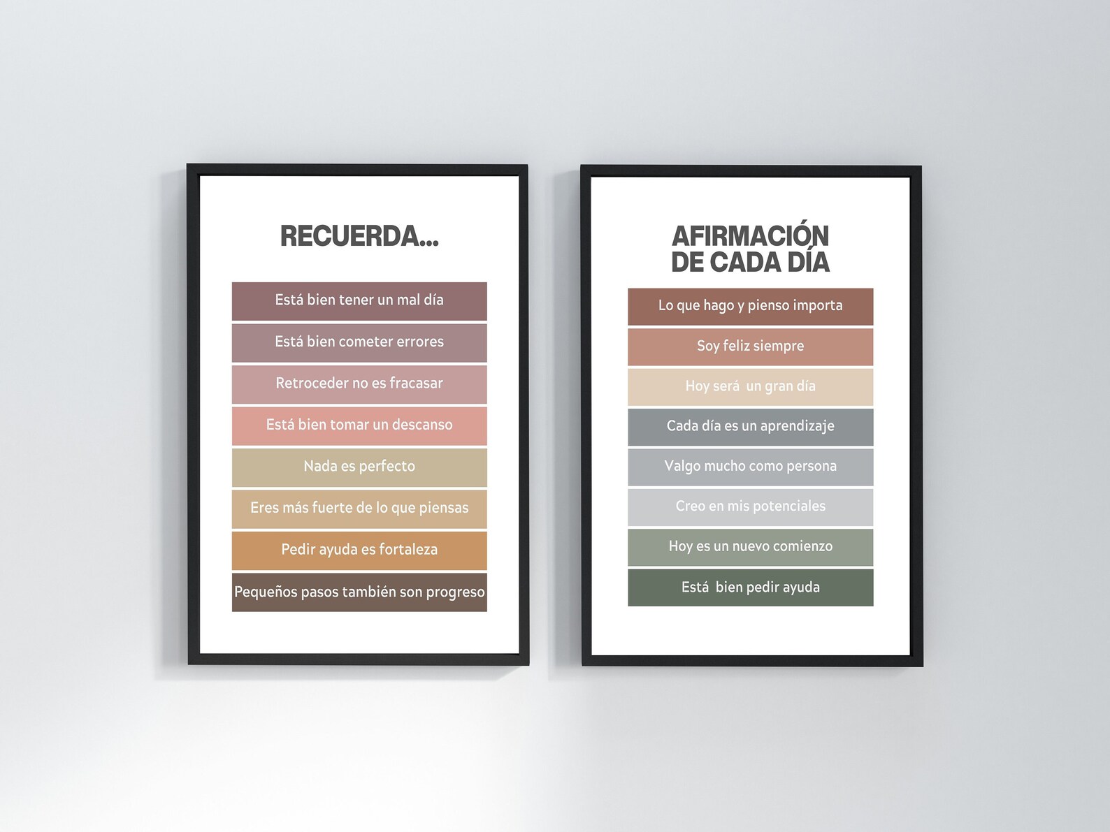 Spanish Inspirational Phrases for Students, Spanish Classroom Wall ...