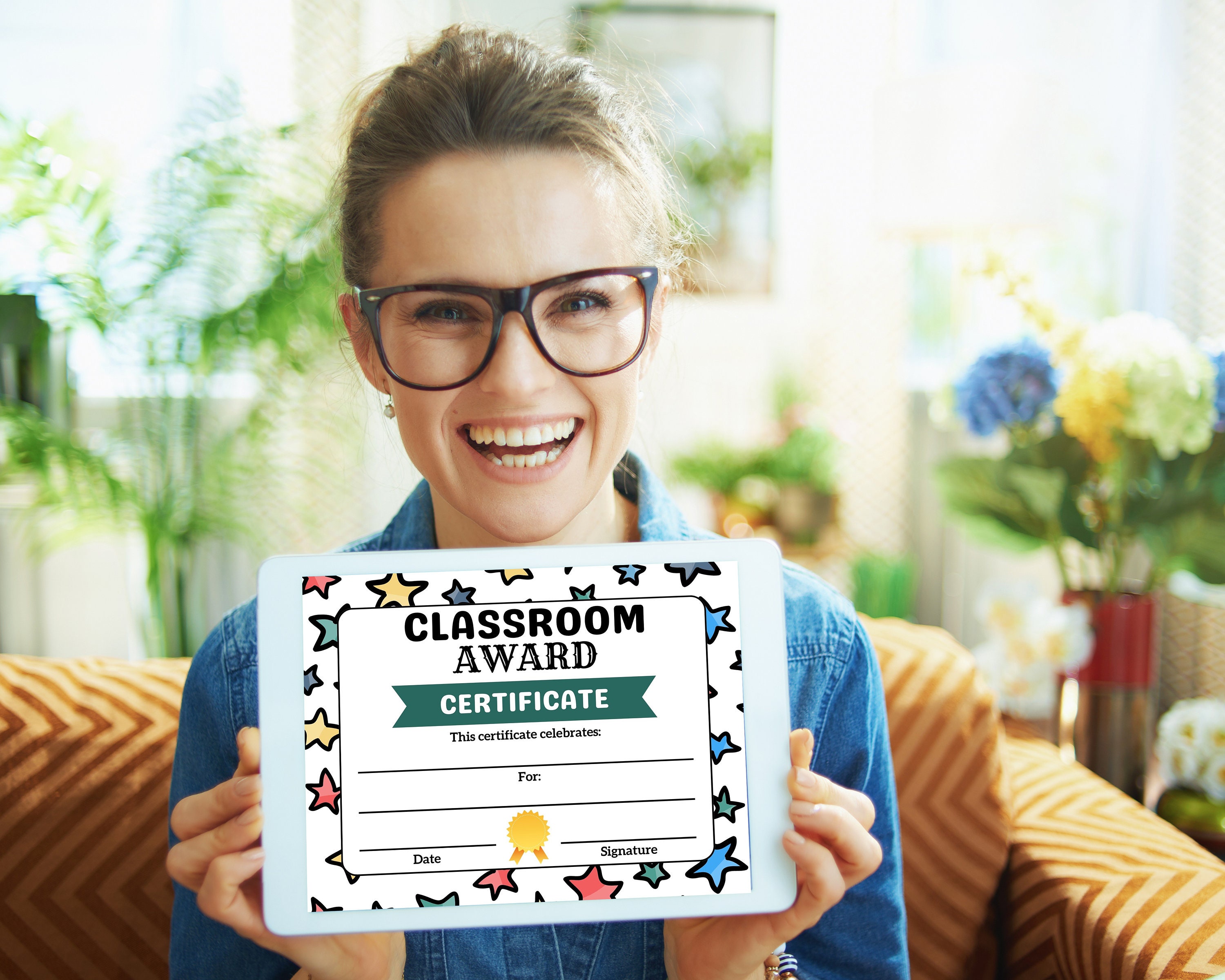 Classroom Award Certificate, Kids Award Certificate, Rainbow Stars ...