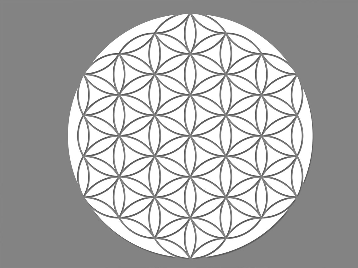 Flower of Life Stencil, Sacred Geometry Stencil, Scandinavian Stencil ...