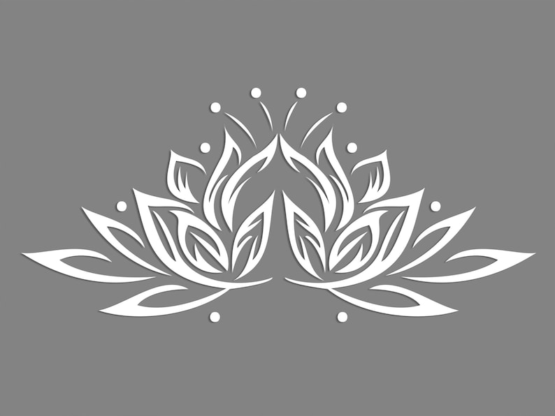 Lotus Flower Stencil, Mandala Design Stencil, Mandala Art, Stencils for ...