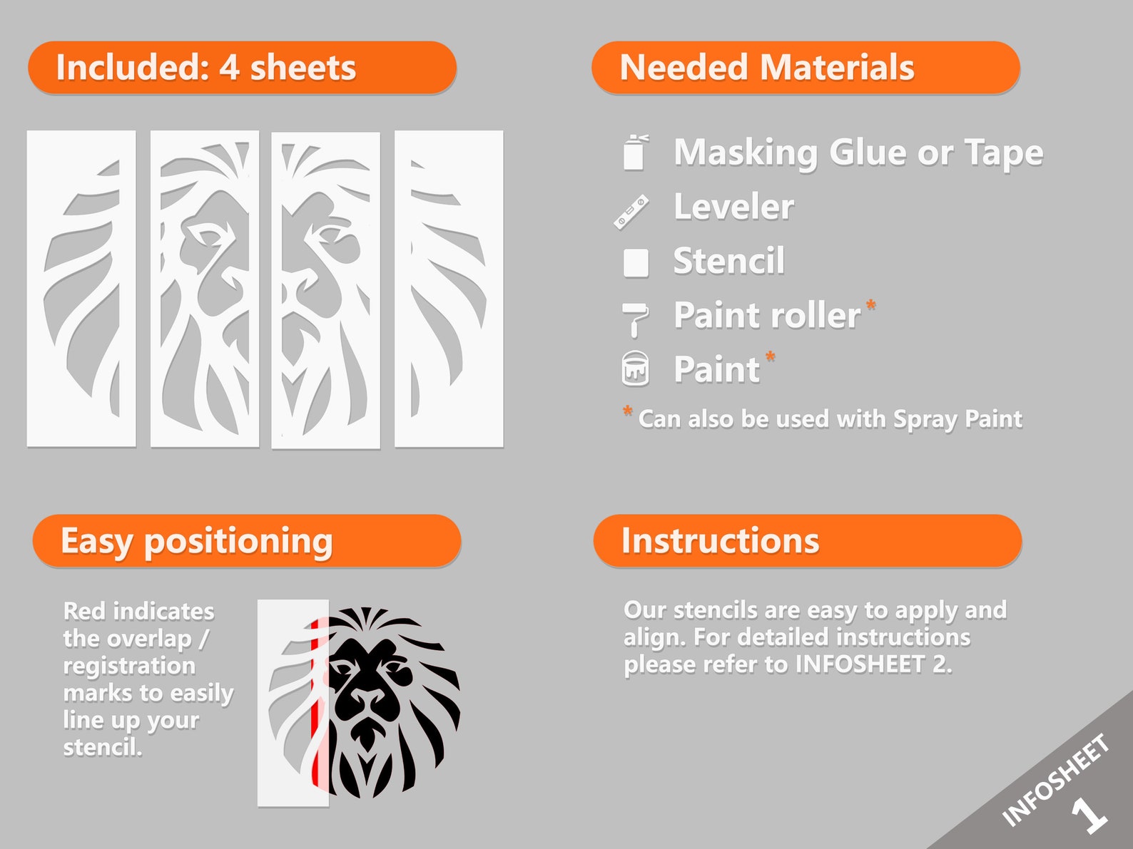 Spiral Hexagon Stencil Templates, Spray Paint Stencils, Extra Large ...