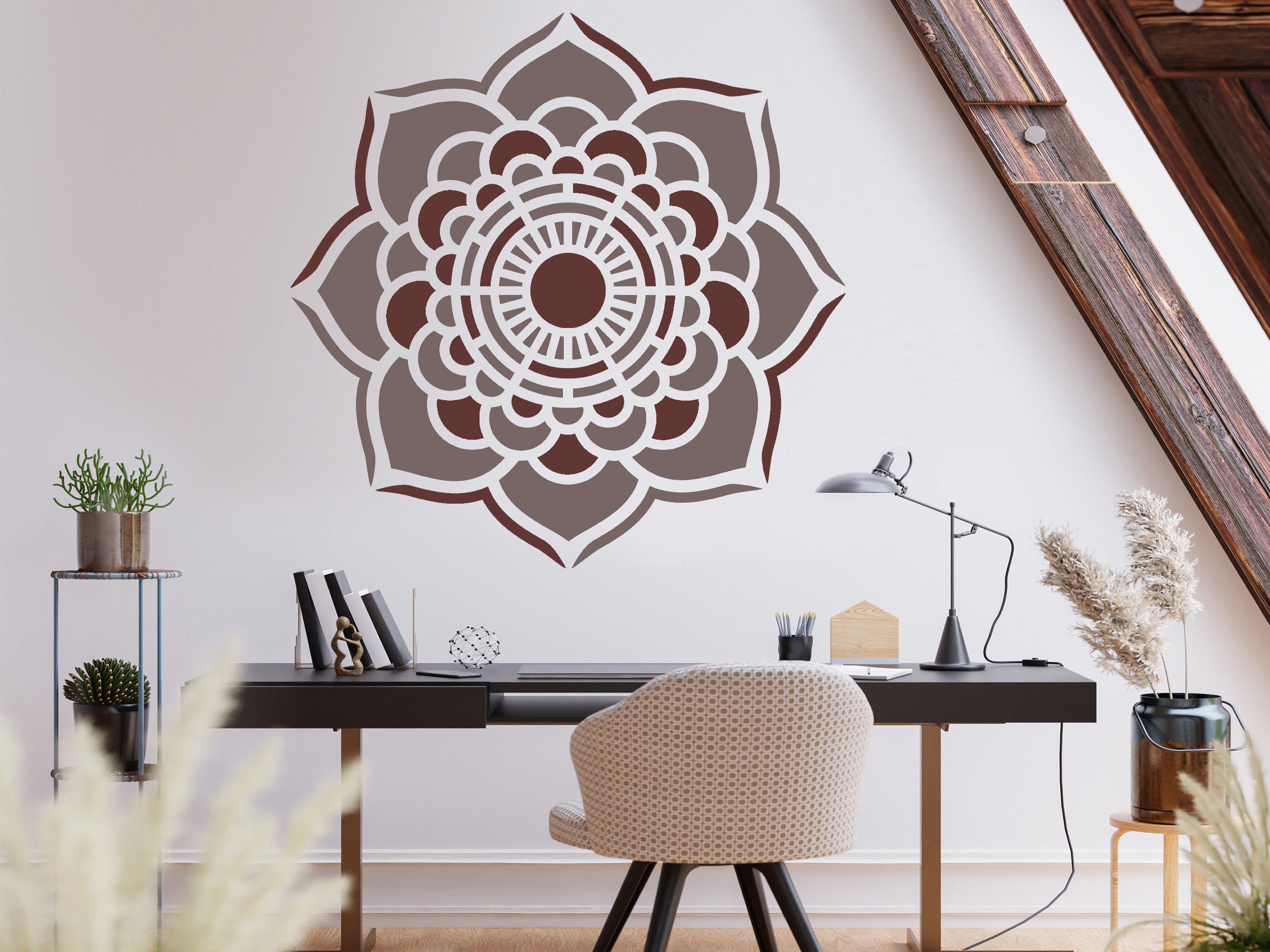 Mandala Stencil, Mandala Wall Stencil, Large Mandala Stencil, Reusable ...