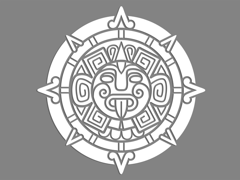 XXXL Maya Stencil / Aztec Stencil - Available From 100 to 150 Cm ...