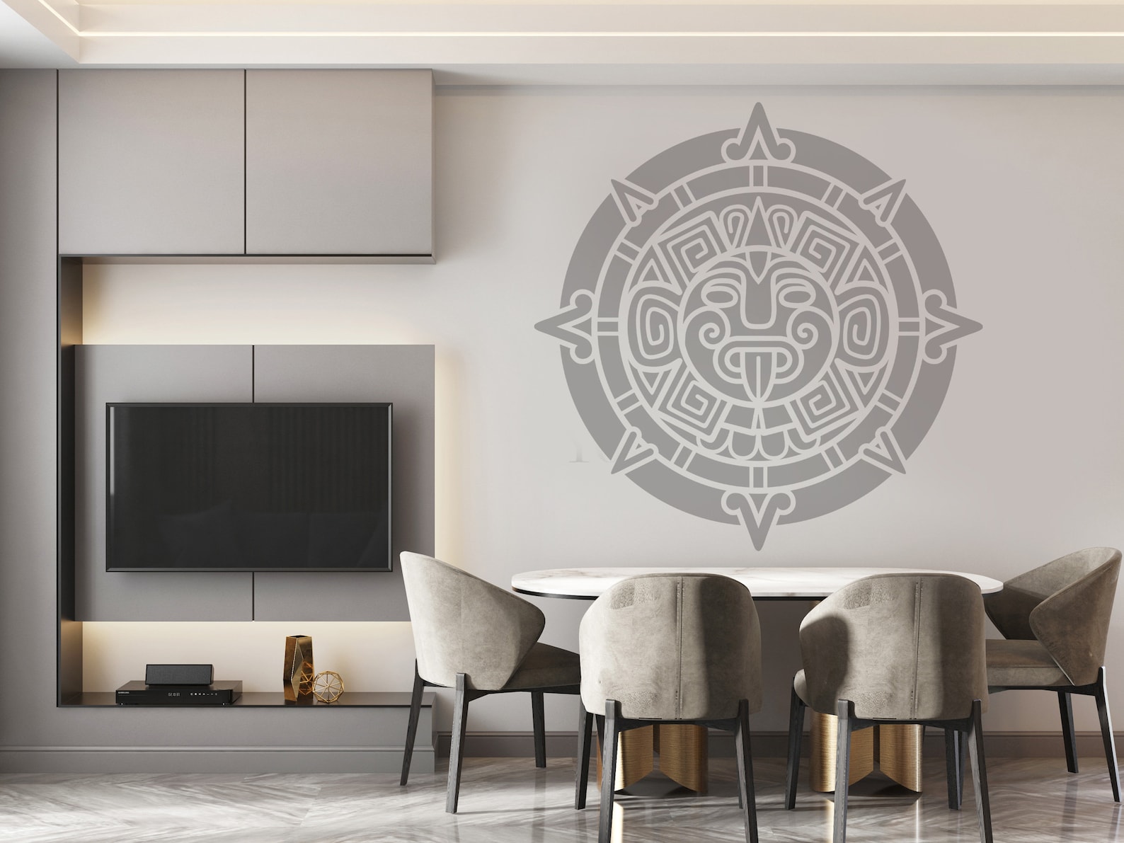 XXXL Maya Stencil / Aztec Stencil - Available From 100 to 150 Cm ...