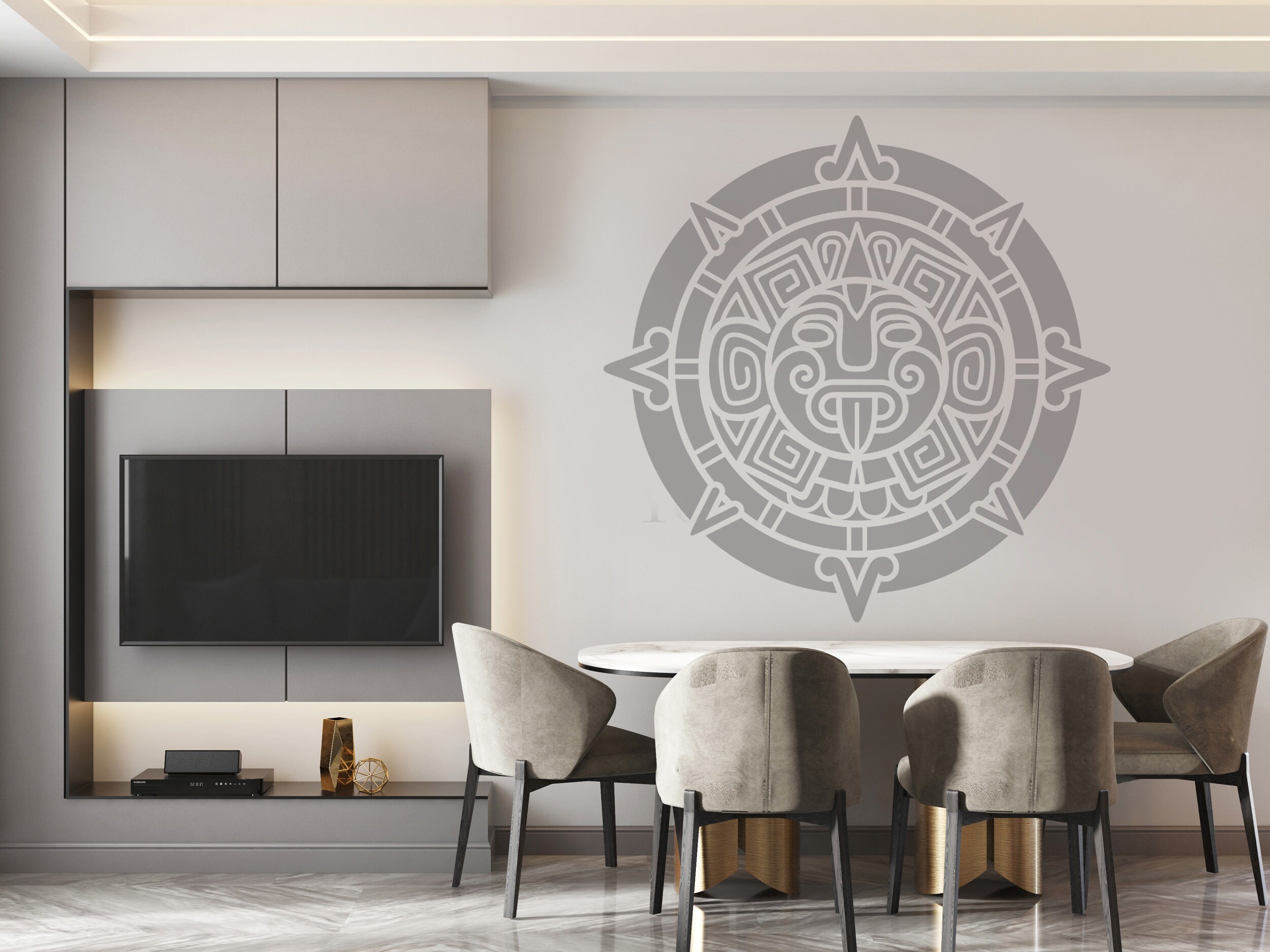 XXXL Maya Stencil / Aztec Stencil - Available From 100 to 150 Cm ...