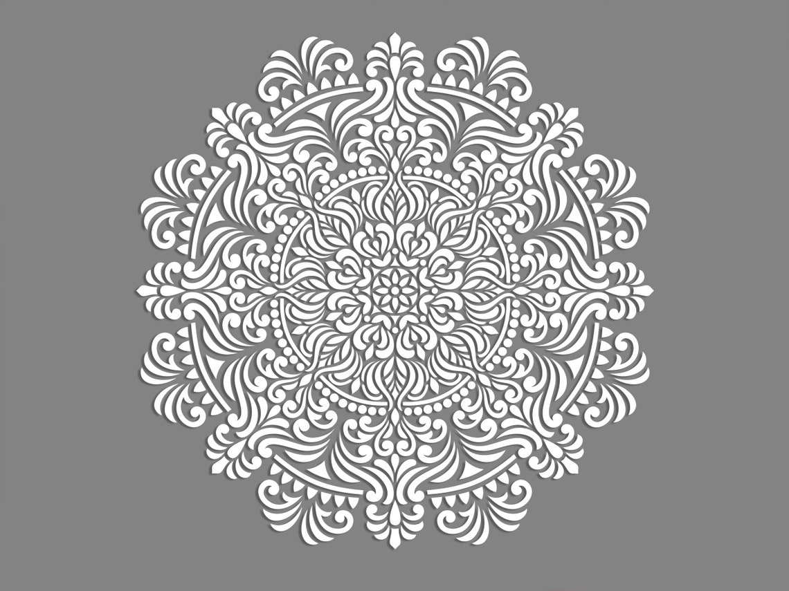 Mandala Stencil, Large Mandala Stencil, Mandala Wall Stencil, Medallion ...