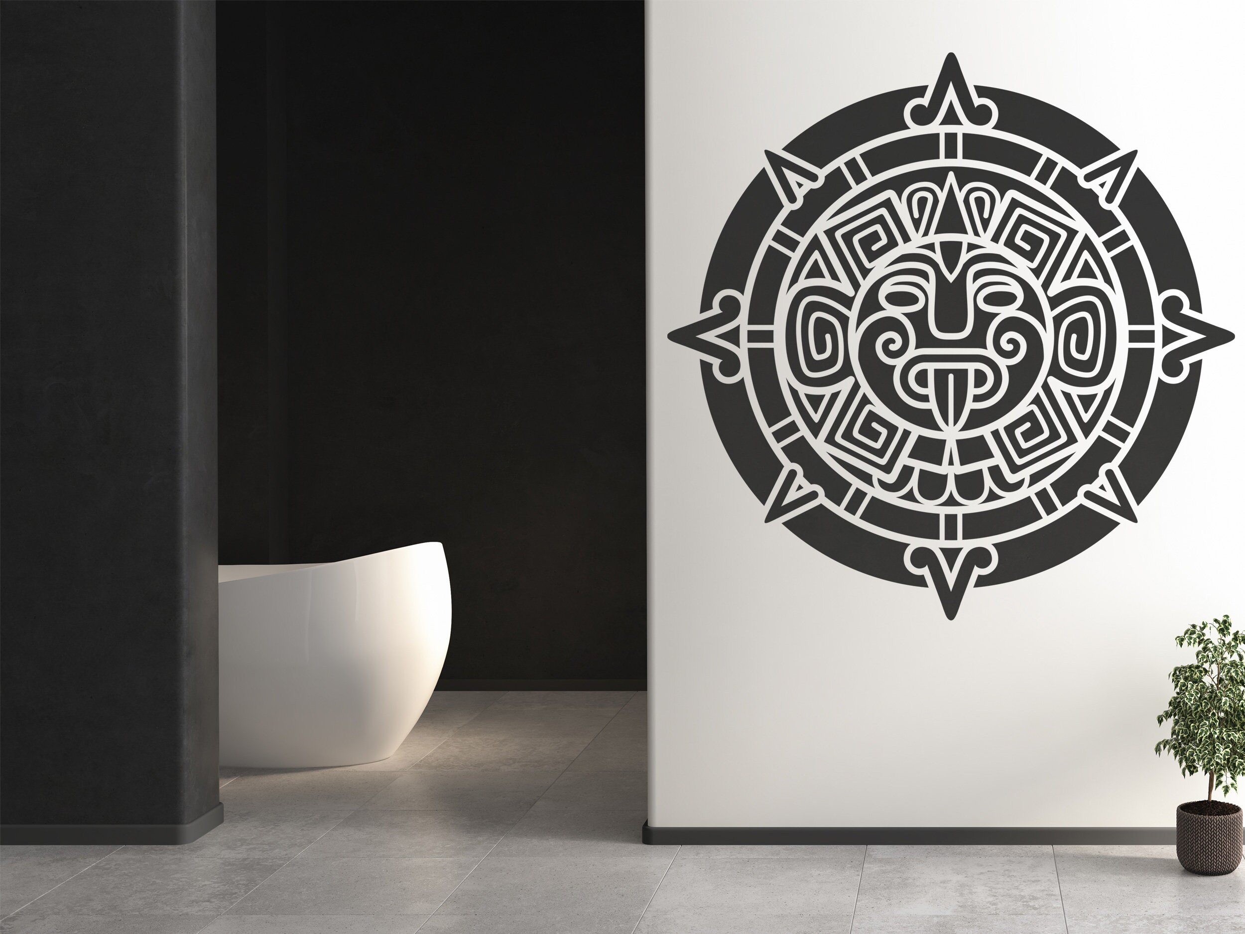 XXXL Maya Stencil / Aztec Stencil - Available From 100 to 150 Cm ...