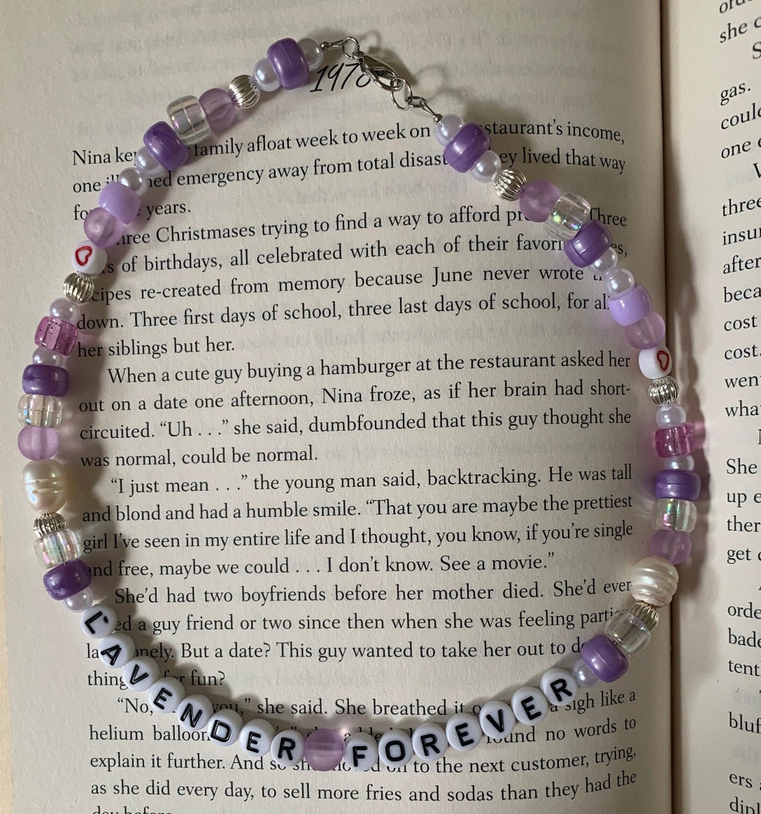 Lavender Forever Jake Wesley Rogers Beaded Necklace - Etsy