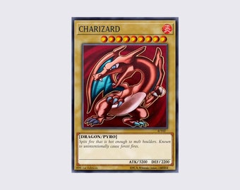 Charizard Blue Eyes White Dragon Gift - Etsy