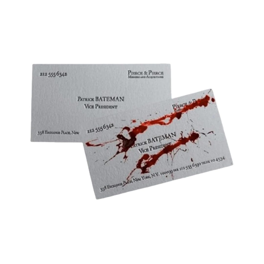 American Psycho Patrick Bateman Business Card - Gift - Etsy