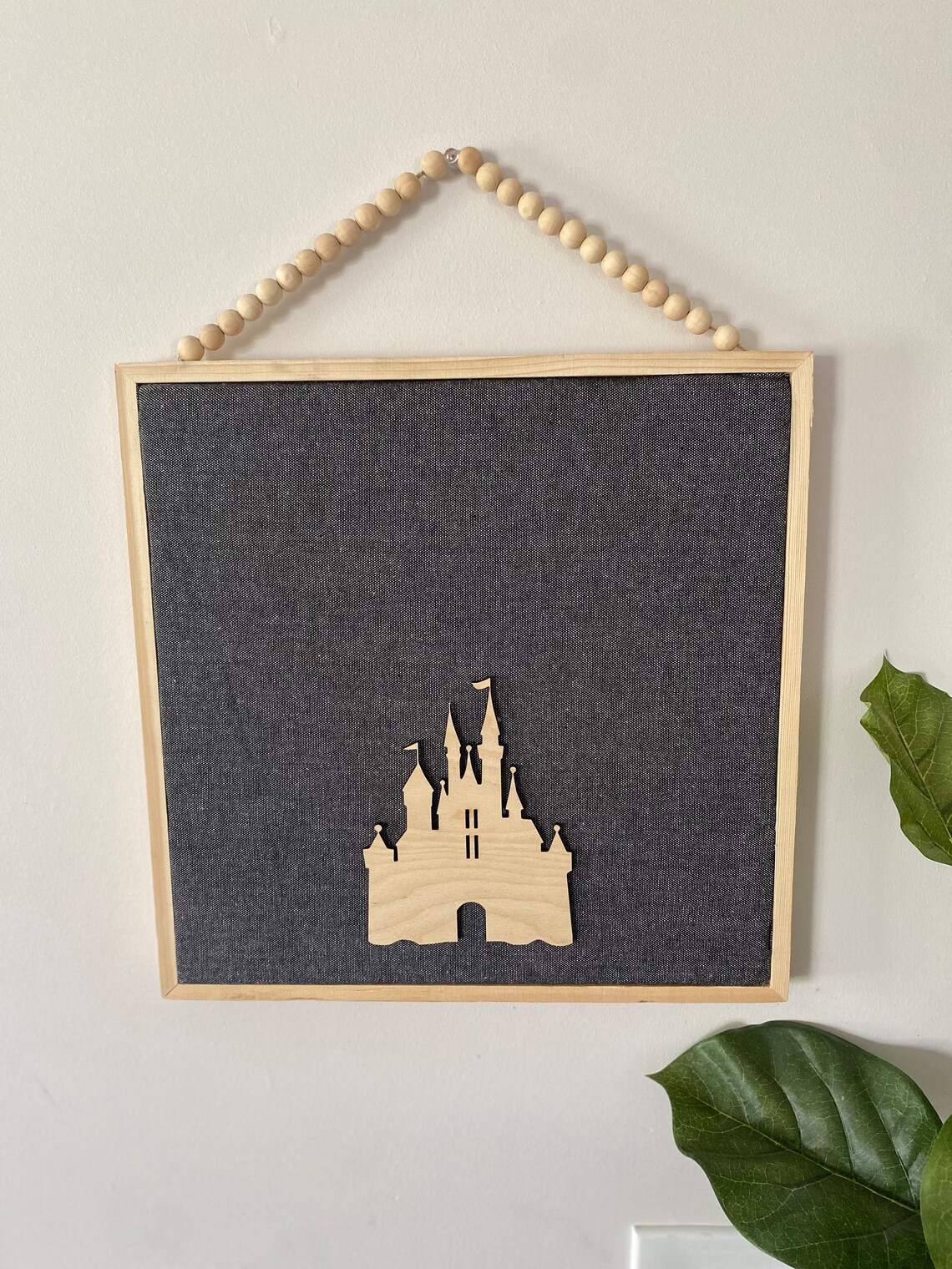 Minimalist Disney Magic Kingdom Inspired Pin Board Natural - Etsy