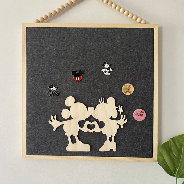 Mickey and Minnie Bulletin Board - Etsy