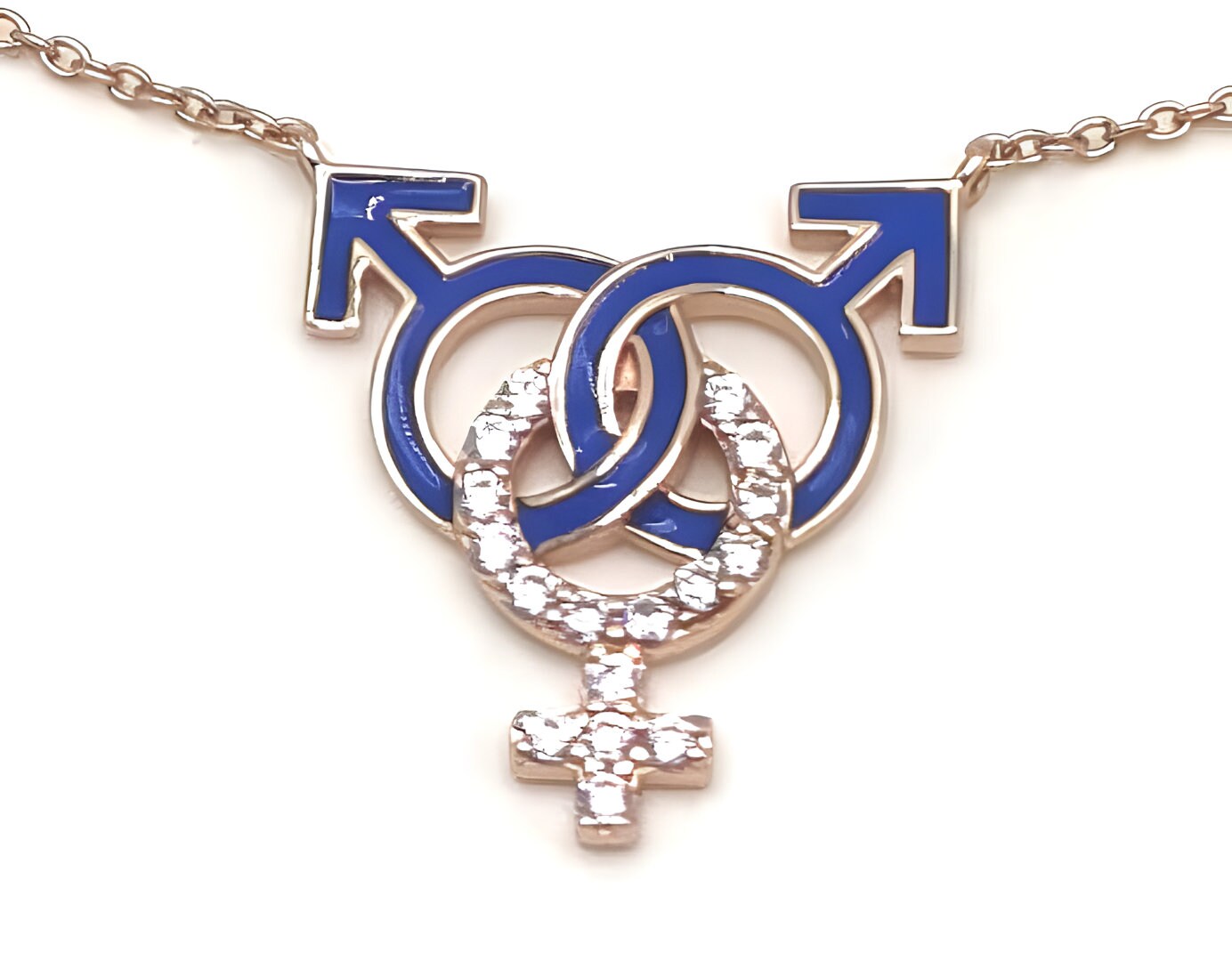 The Hotwife Club Many Lovers Threesome Necklace Etsy