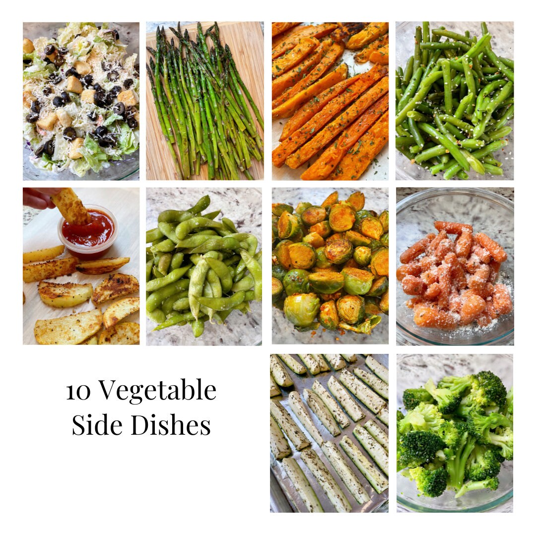 10 Vegetable Side Dish Cookbook - Etsy