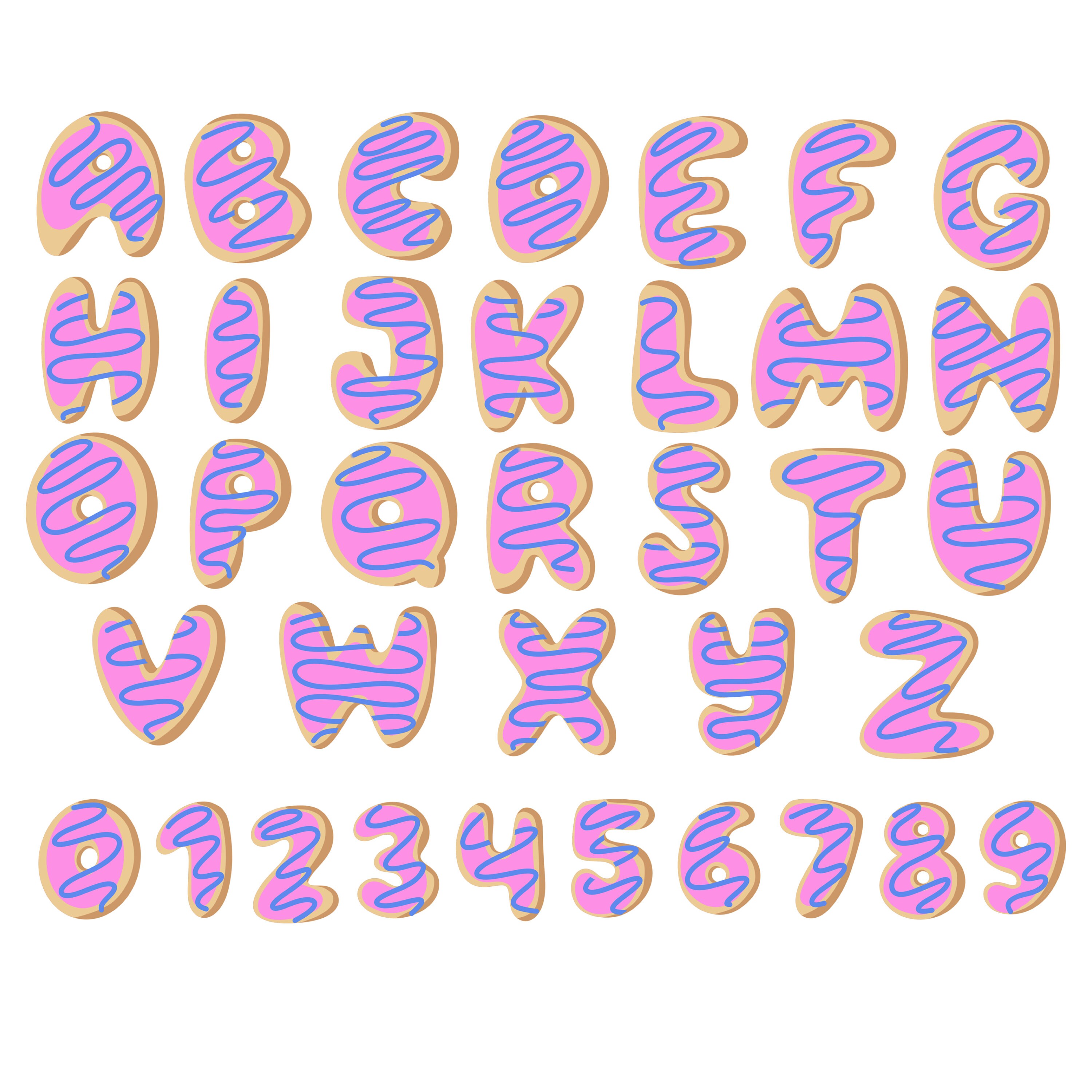 Cookie SVG, Cookie Letters, Cookie Numbers, Cookie Custom Your Own ...