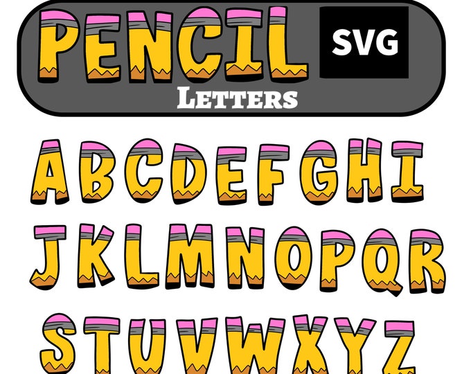 Pencil Doodle Letters Alphabet PNG | Hand Drawn Upper and Lower Case ...