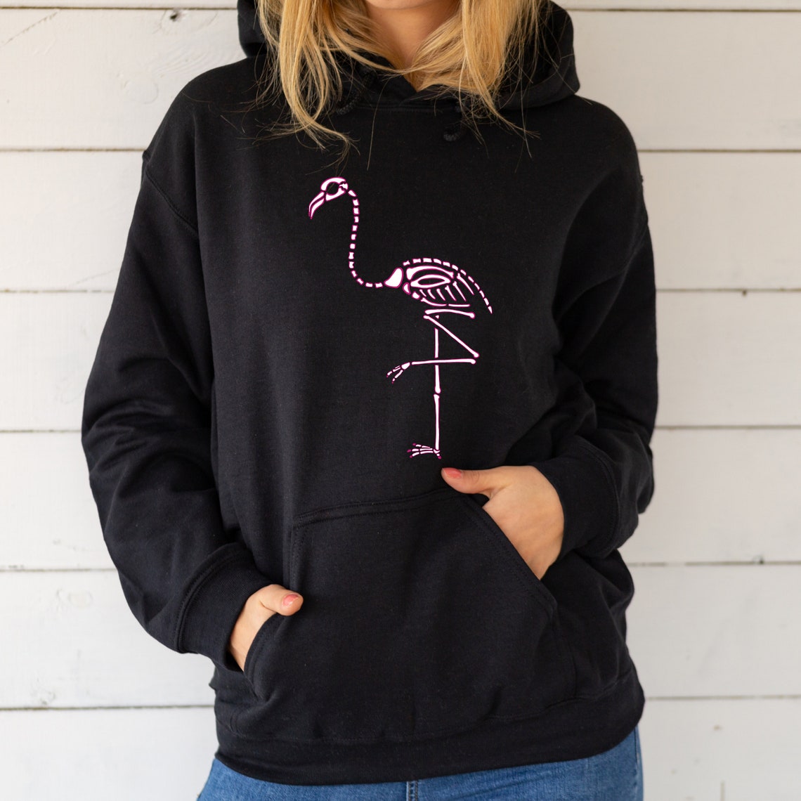 Pink Flamingo Skeleton SVG, Halloween Flamingo, Halloween Animal ...