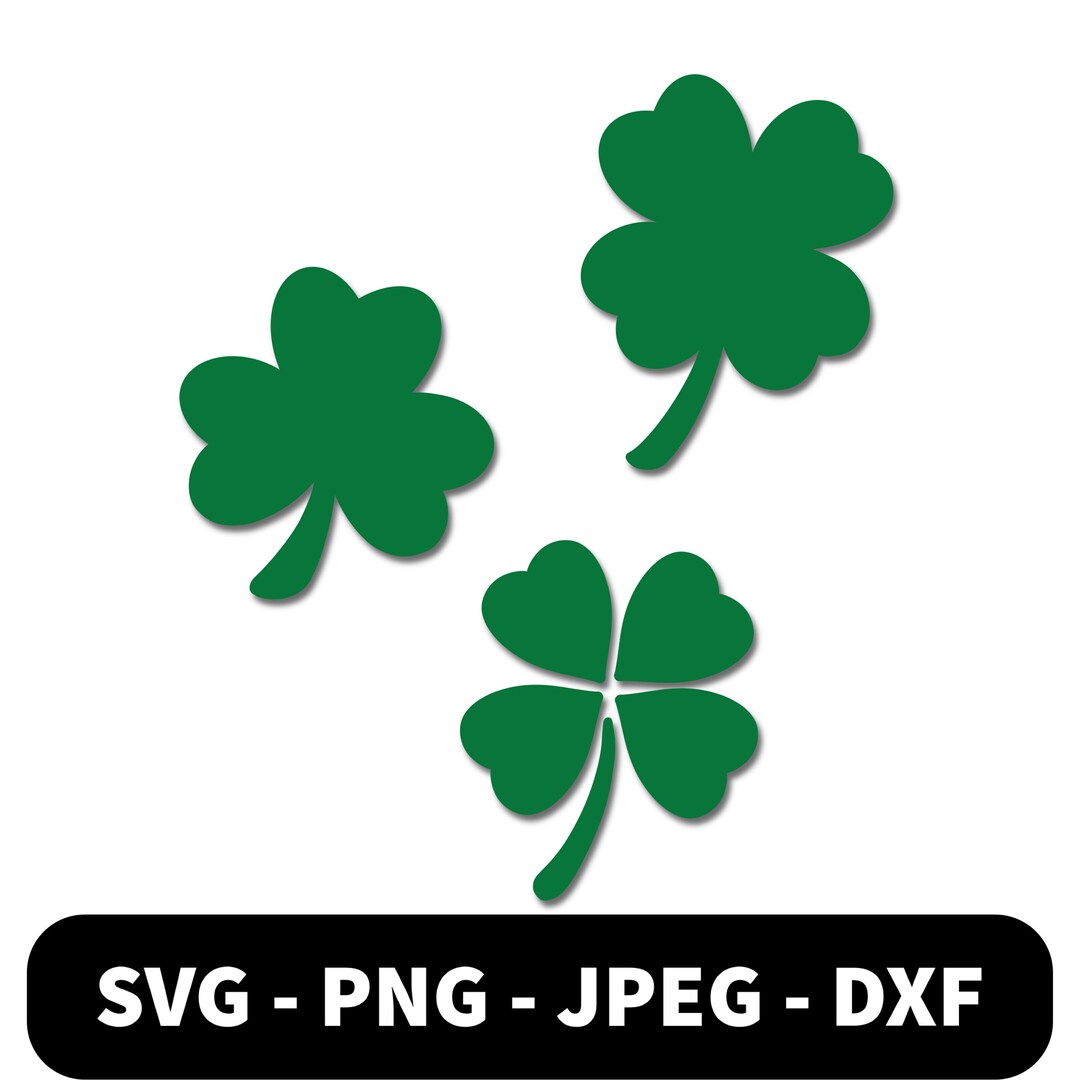 Shamrock SVG, Clover Svg, St Patricks Day Svg, Clover Stencil, Lucky ...