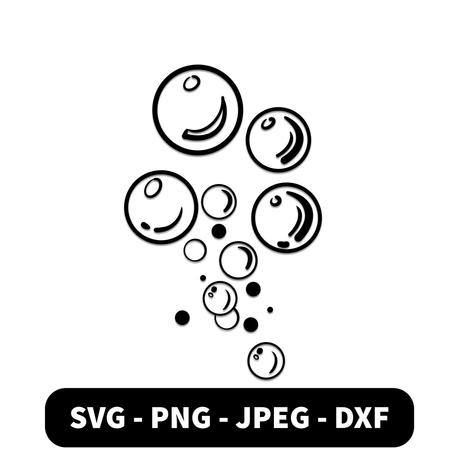 Bubble SVG, Bubbles Cute, Blowing Bubbles, Svg Dxf Png Jpeg - Etsy