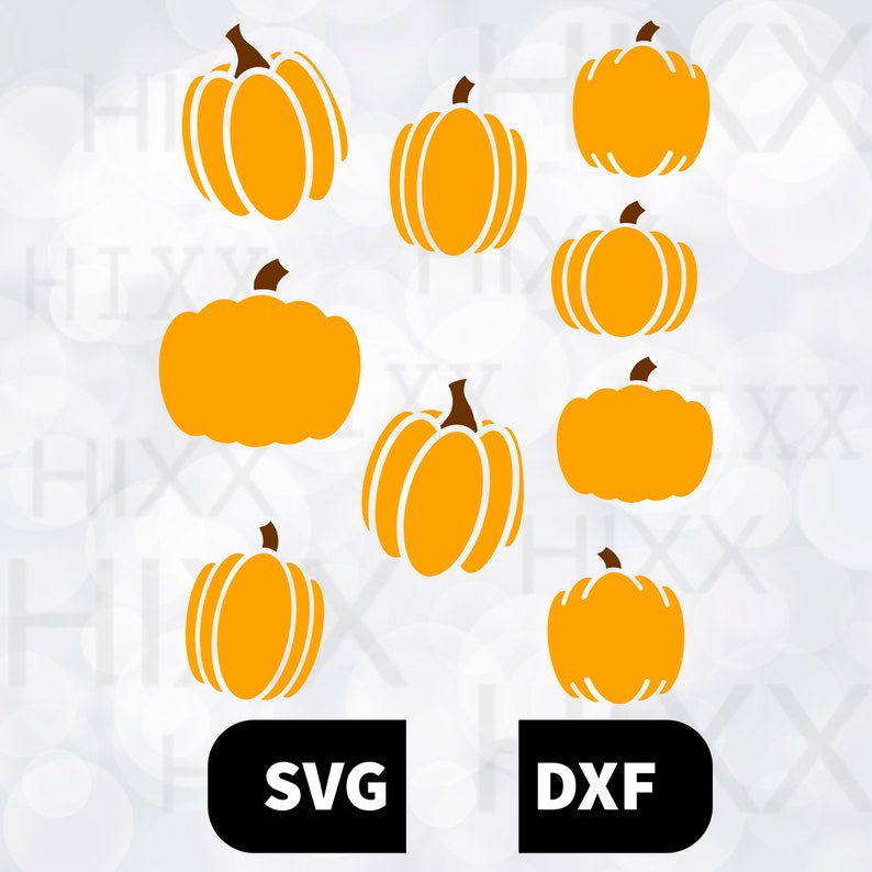 Pumpkin SVG Pumpkin Bundle Layered SVG Pumpkins Hand Drawn - Etsy