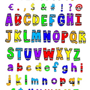 Crayon SVG, Crayon Letters, Crayon Numbers, Crayon Symbols, Crayon ...