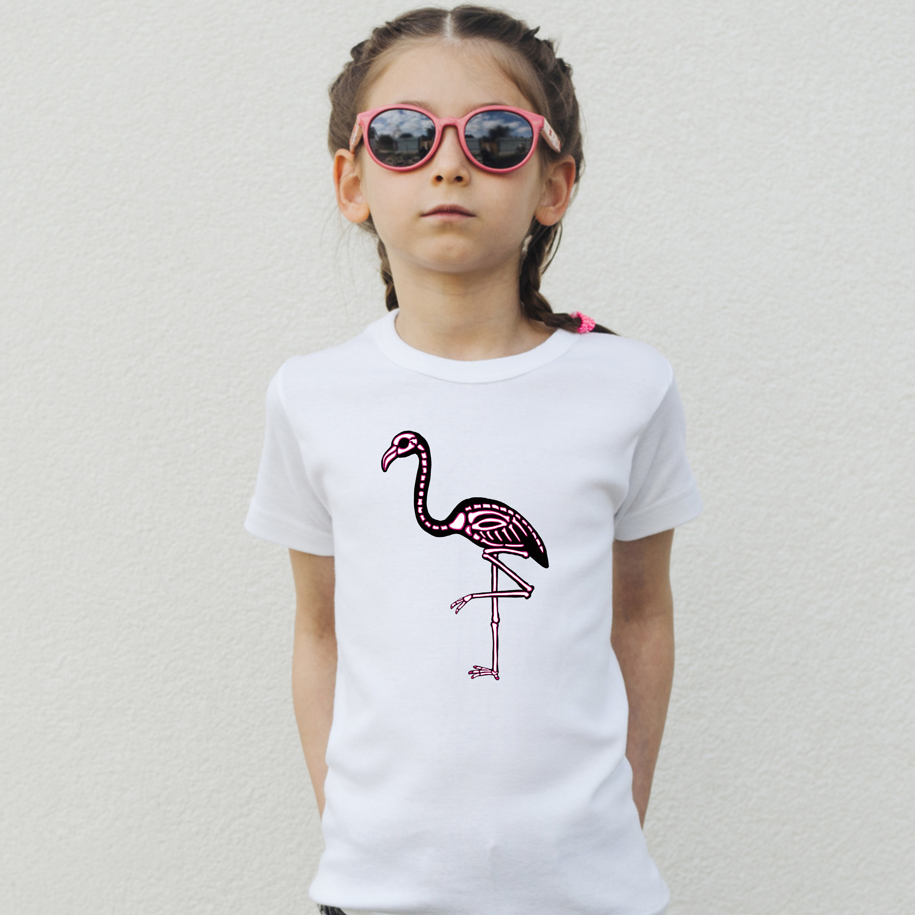 Pink Flamingo Skeleton SVG, Halloween Flamingo, Halloween Animal ...