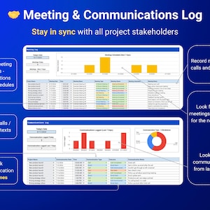 Project Management Template Multi Project Tracker Google Sheets Excel ...