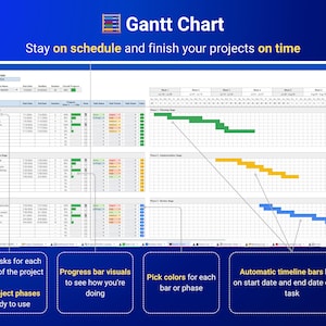 Project Management Template Multi Project Tracker Google Sheets Excel ...