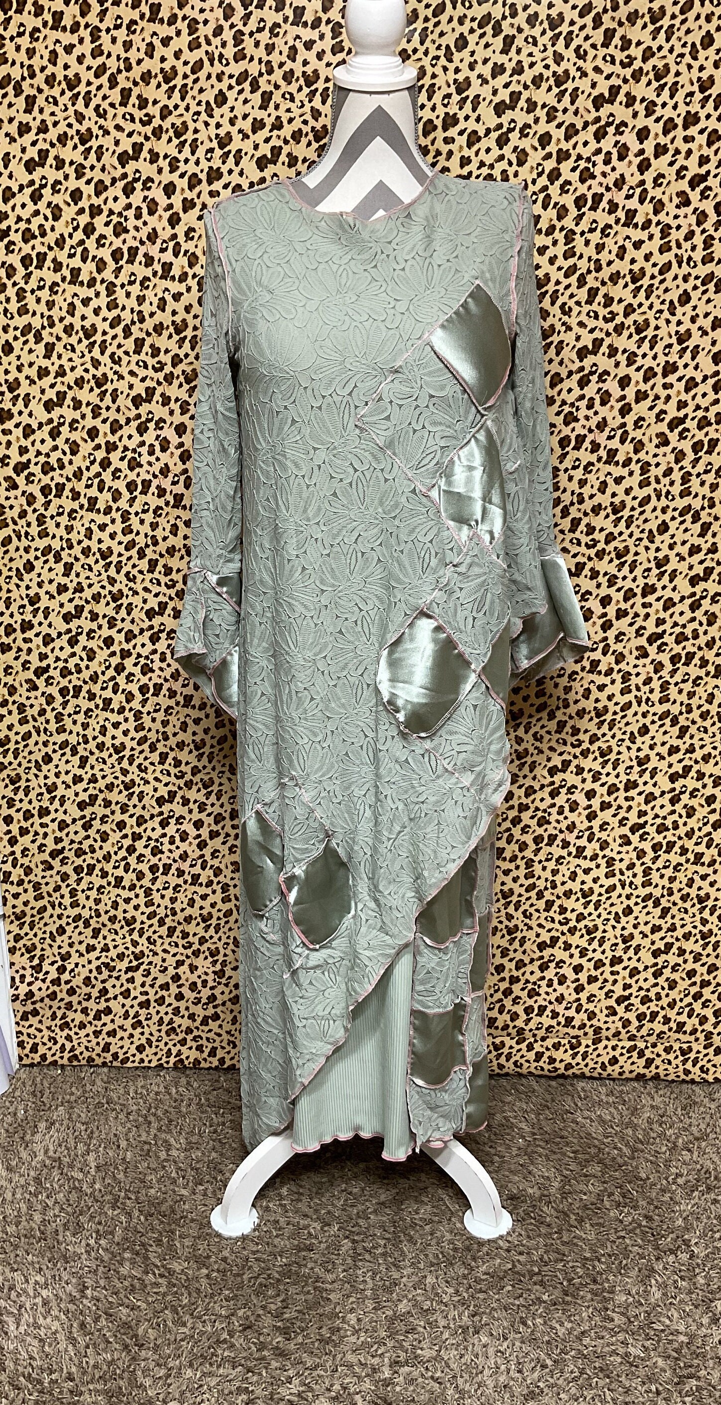 Sage Angular Shirt and Dress Underlay- 2 Pice Set, or Single Shirt ...