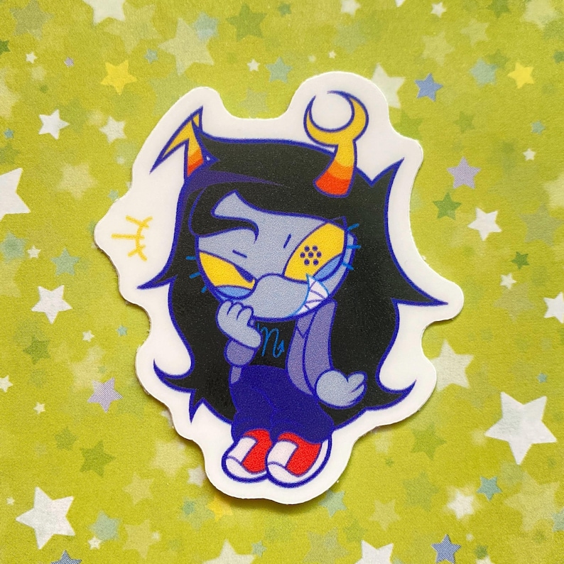 Karkat and Vriska Sticker - Etsy