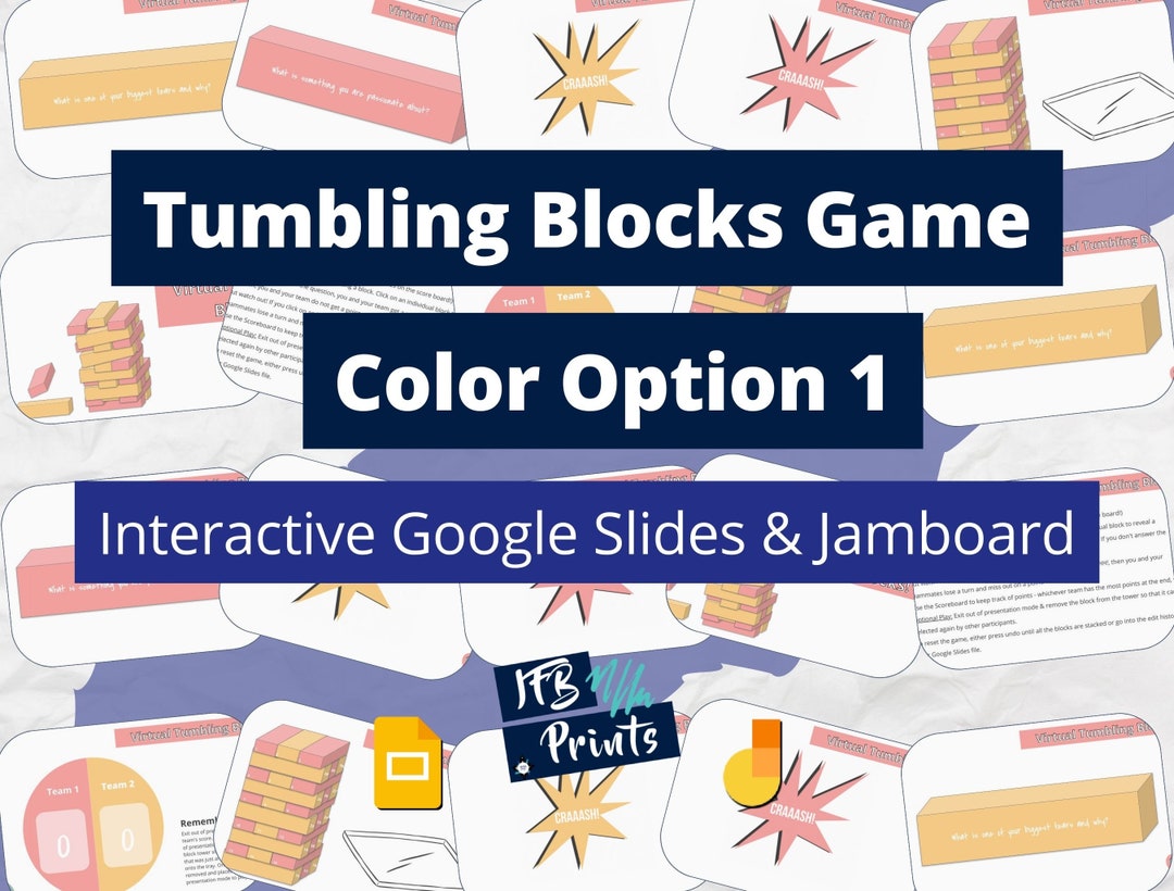 Option 1: Virtual Tumbling Blocks Game Google Slides & Interactive ...