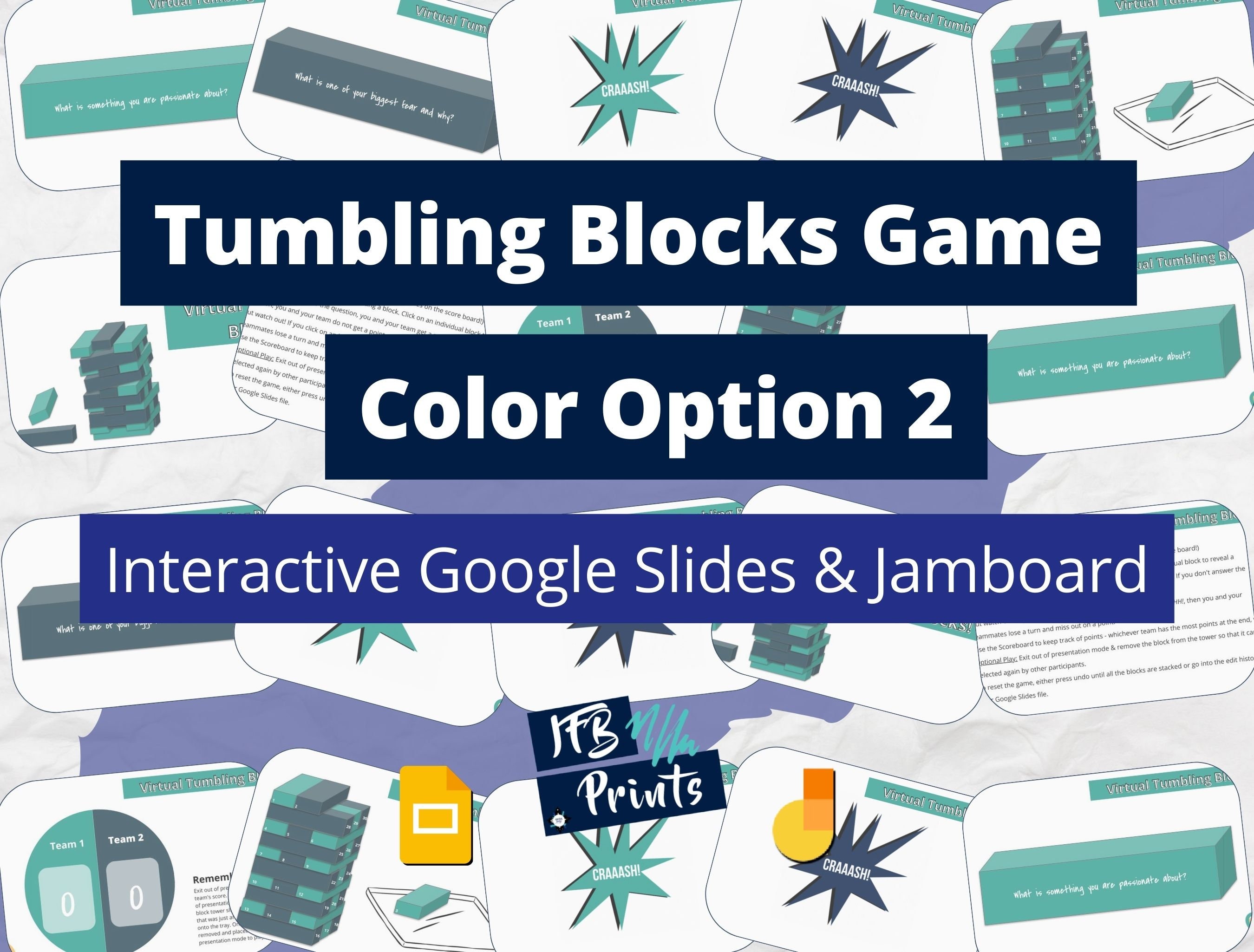 Option 2: Virtual Tumbling Blocks Game Google Slides & Interactive ...