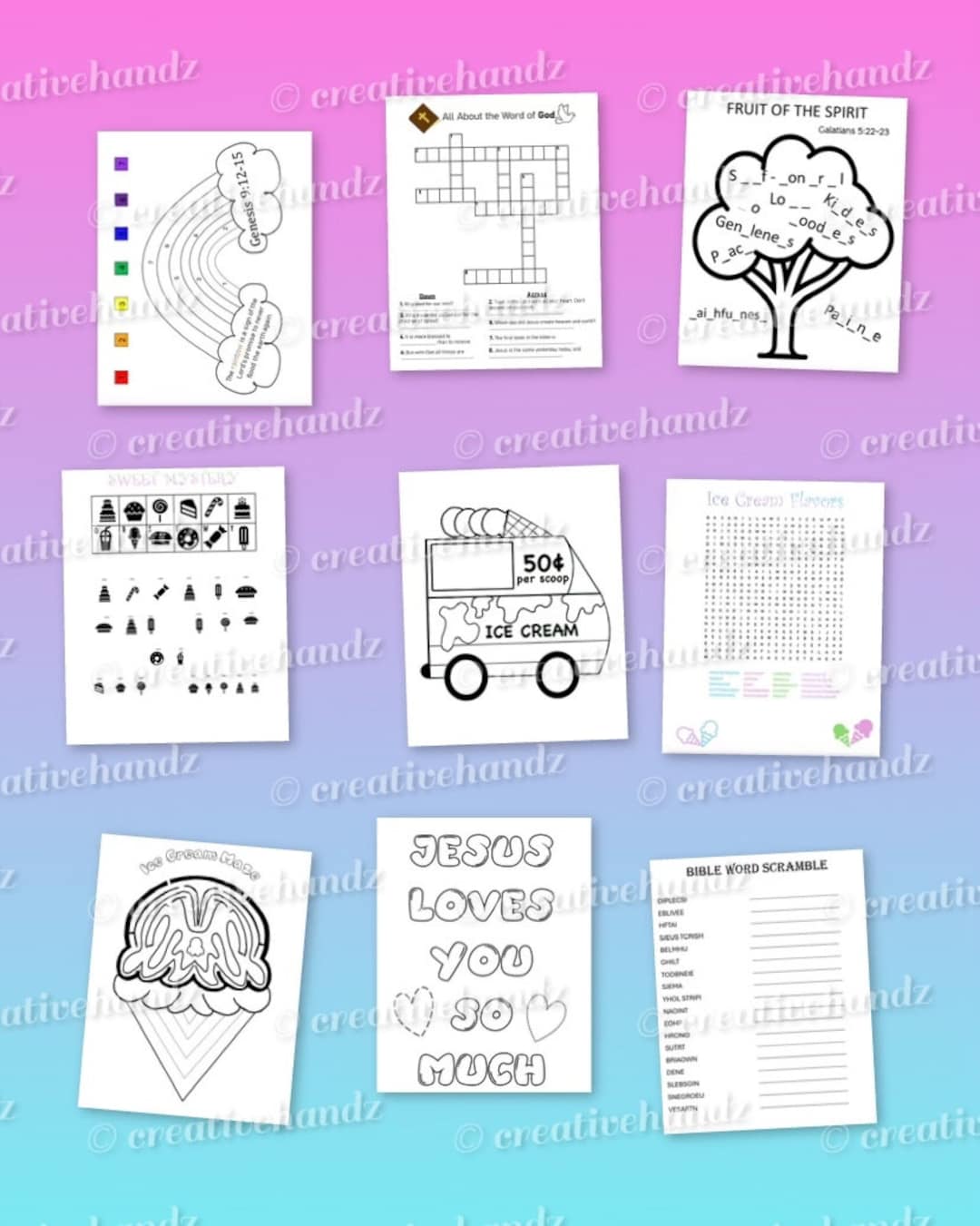 Fun Activity Pages - Etsy