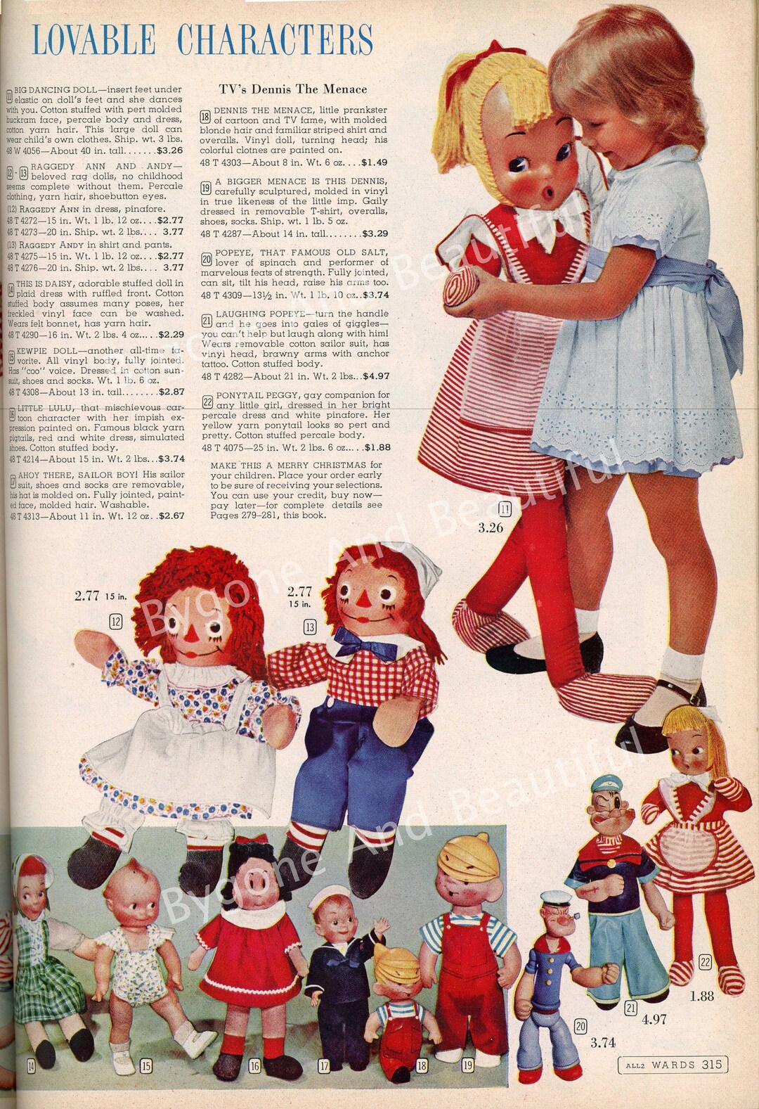 Vintage Image Toys Dancing Doll Raggedy Ann Raggedy Andy 1960 ...