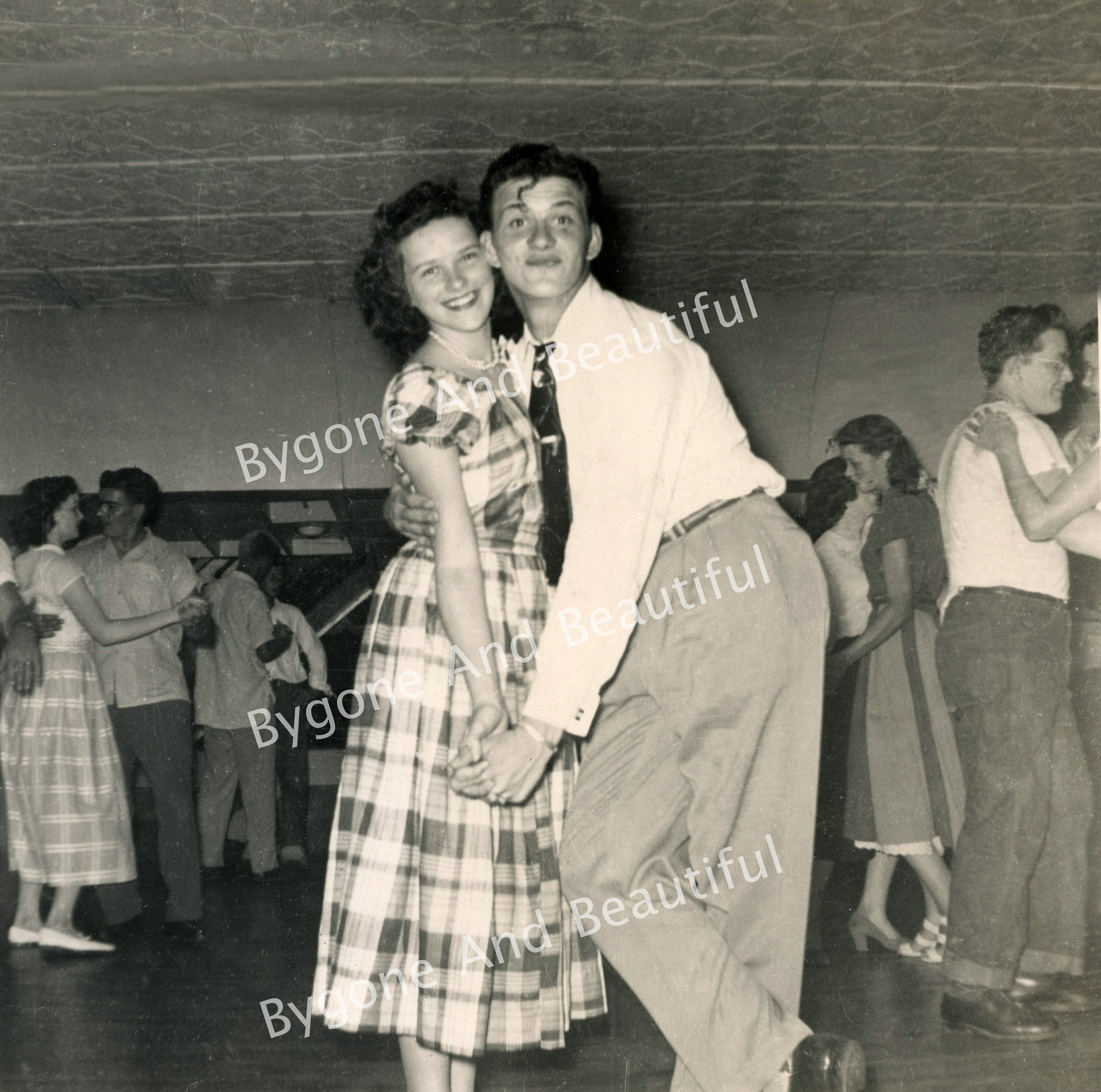 Vintage Image Couple Dancing 1950s Jitterbug Junk Journal Scrapbook ...