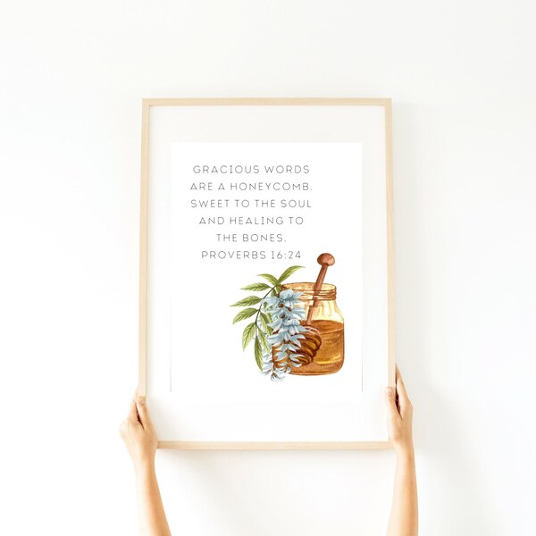 Proverbs 16 24 - Etsy