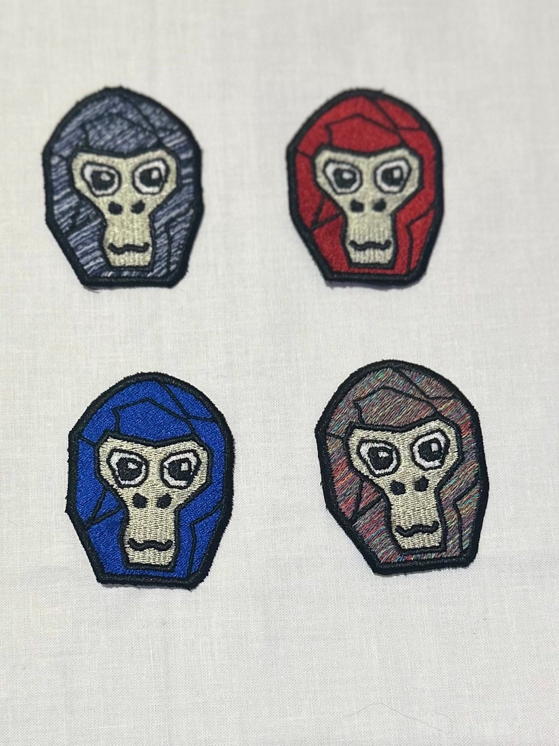 Gorilla Tag Embroidered Patch, Sew on Iron on Vr Gaming Embroidered ...