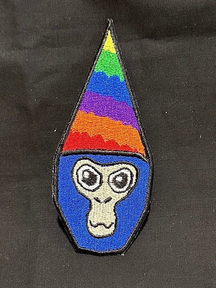 Gorilla Tag Embroidered Patch, Gorilla Tag Birthday Hat Sew on Vr ...