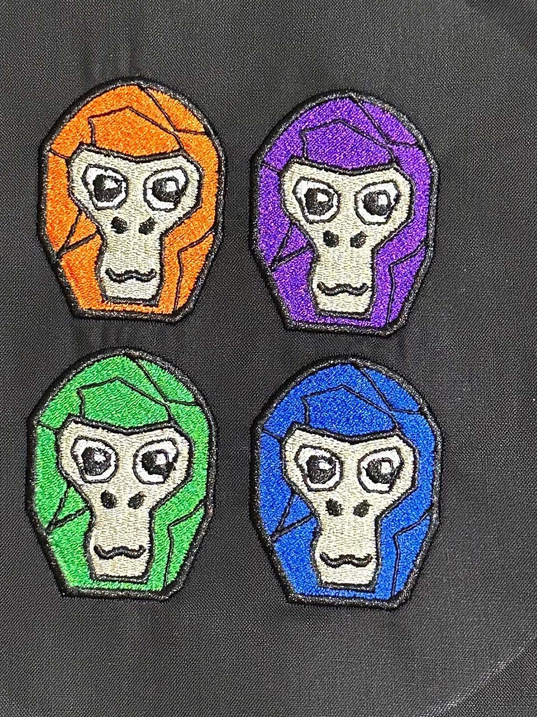 Gorilla Tag Embroidered Patch, Sew on Iron on Vr Gaming Embroidered ...
