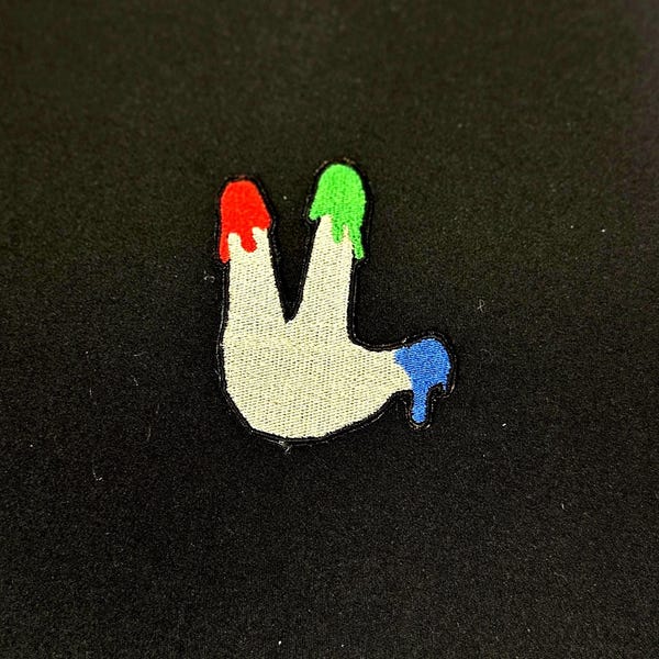 Finger Painter Badge - Etsy