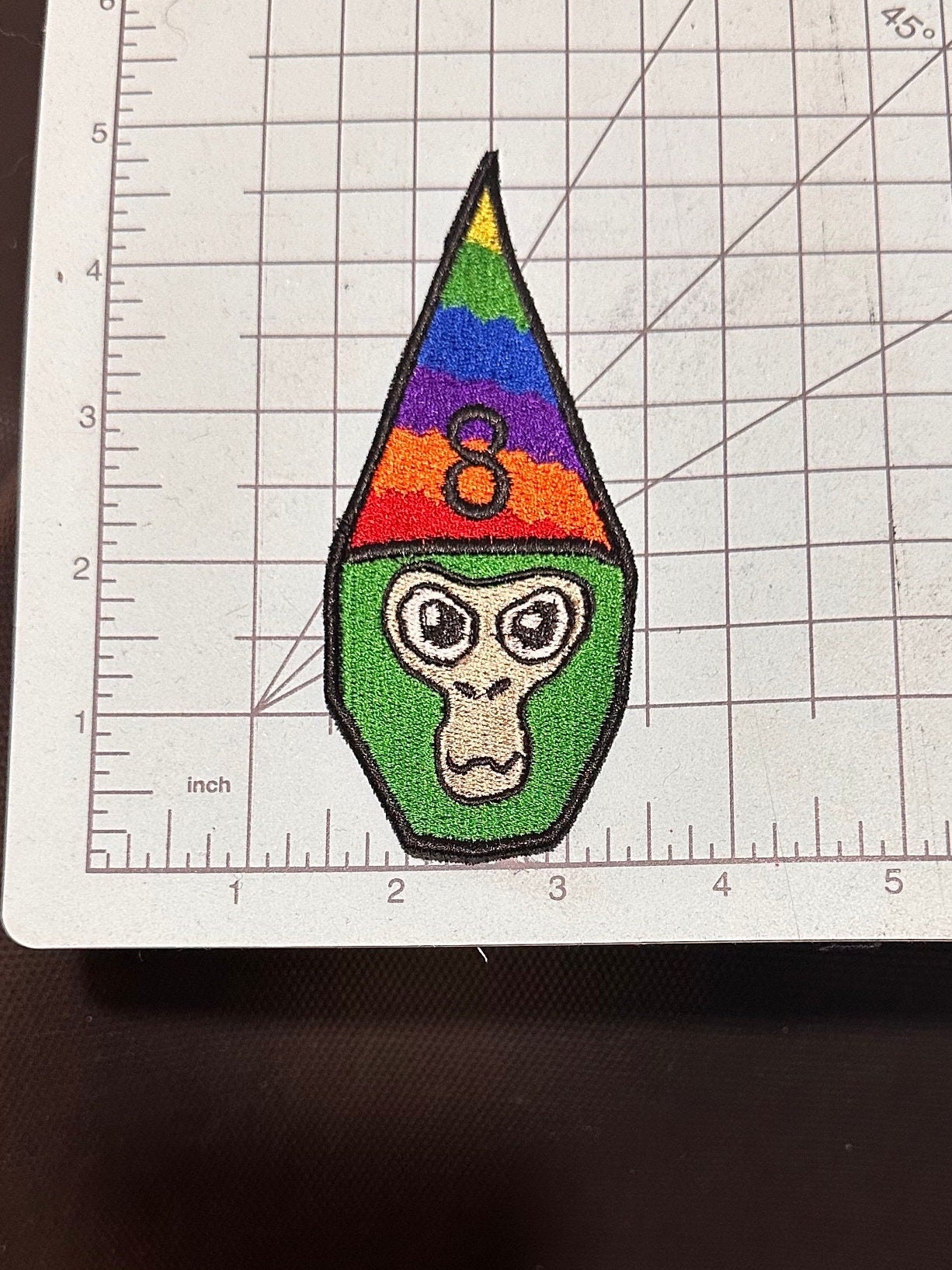 Gorilla Tag Embroidered Patch, Gorilla Tag Birthday Hat Sew on Vr ...