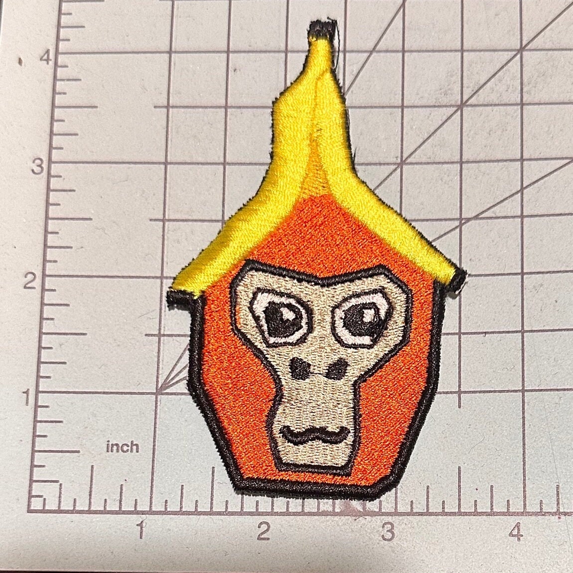 Gorilla Tag Embroidered Patch, Gorilla Tag Banana Hat Sew on Vr Gaming ...
