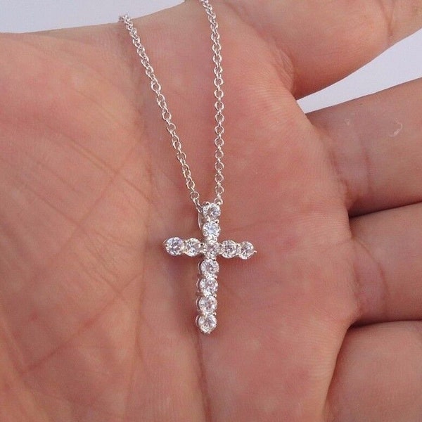 3 Cross Necklace - Etsy