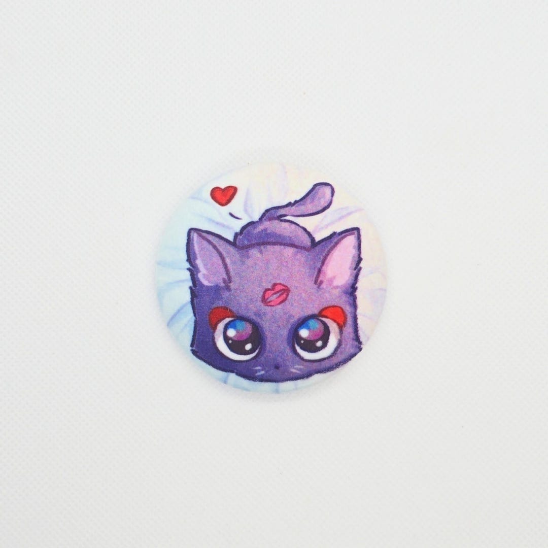 Genshin Impact Scarameow Plush Button - Etsy