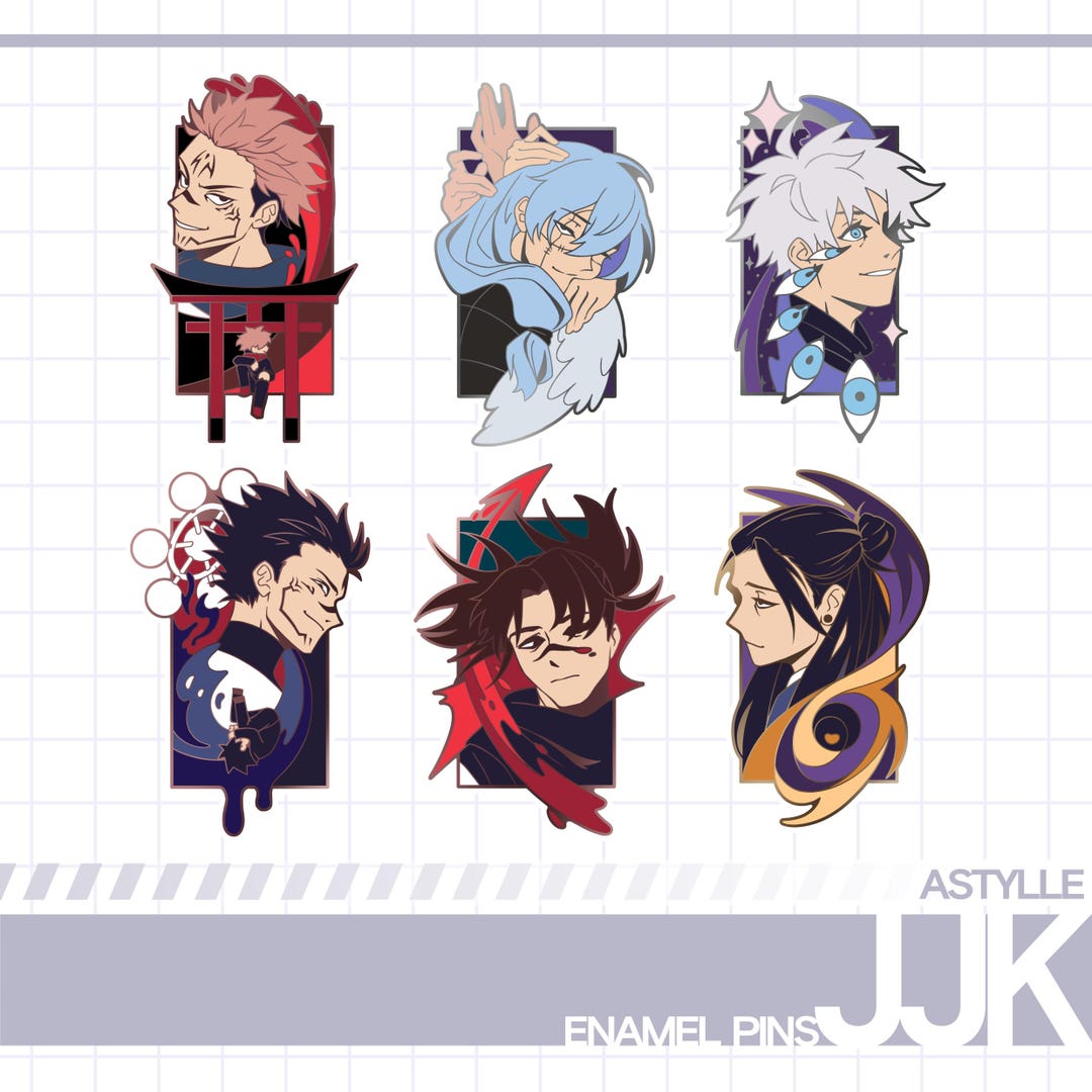 JJK Enamel Pins - Etsy