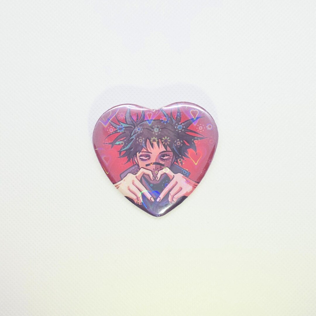 JJK Choso Heart-button - Etsy