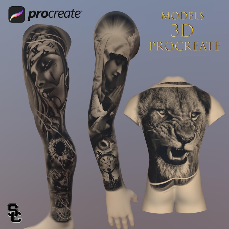 Anatomy 3D Bundle for Procreate - Etsy